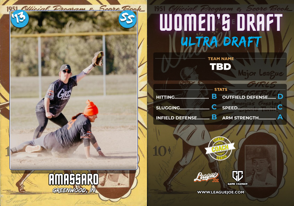 League Jane Ultra Draft - | Softball | League Joe